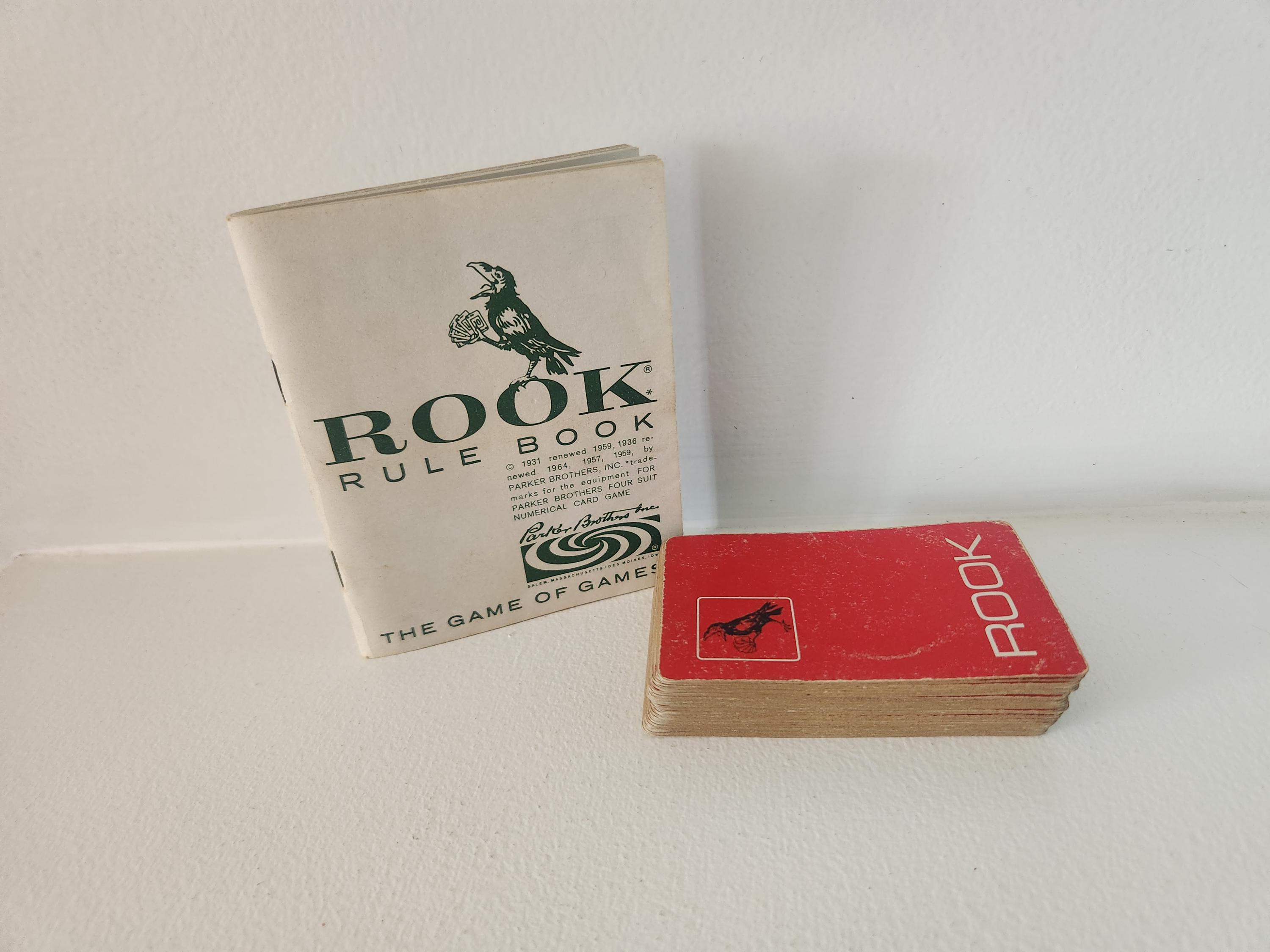 Vintage Rook Playing Card Game -- 1959 Vintage Card Games -- Family ...