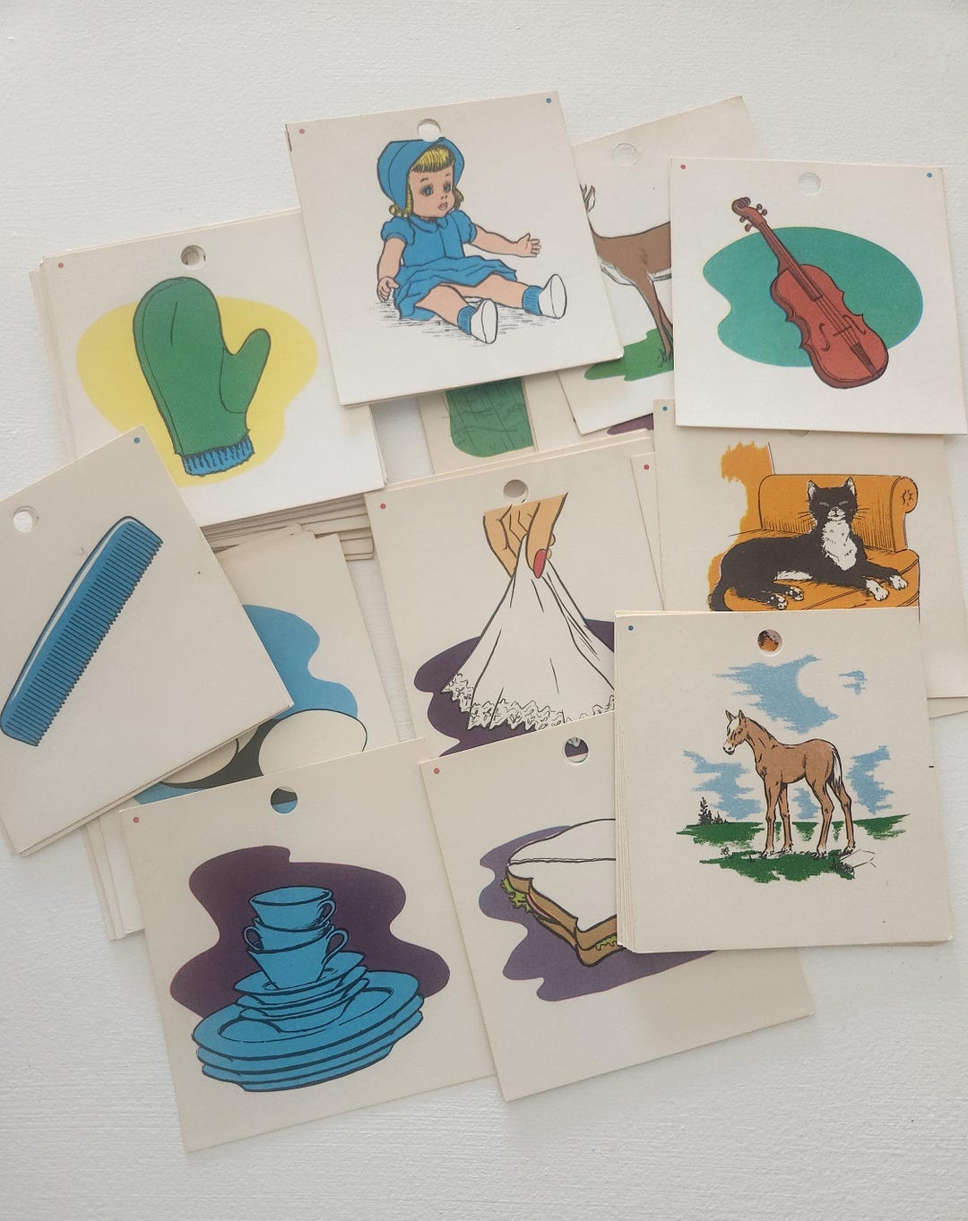 Ideal School Supply Company Picture Educational Cards -- Vintage Retro ...