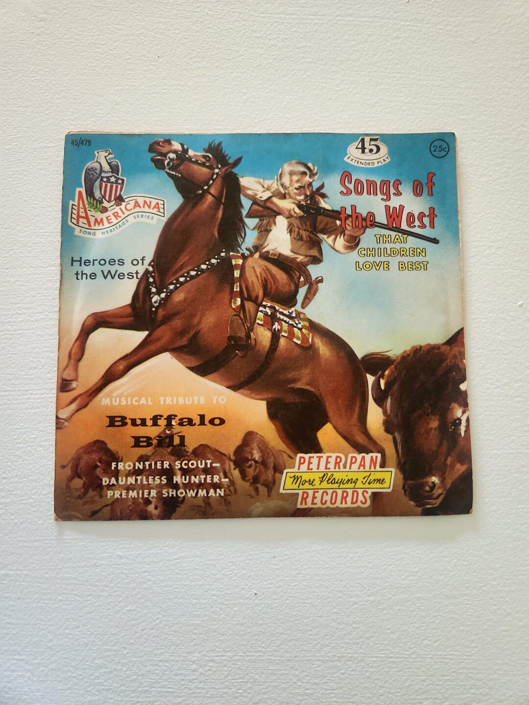 Americana Song Heritage Children's Record Songs of the West Buffalo ...