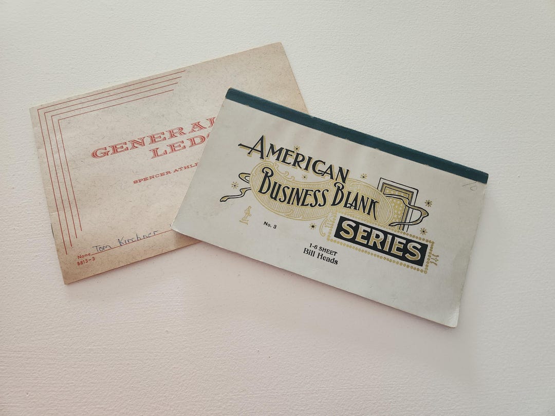 Antique Bill Heads, Old Invoices, Business Money Receipt Booklet ...