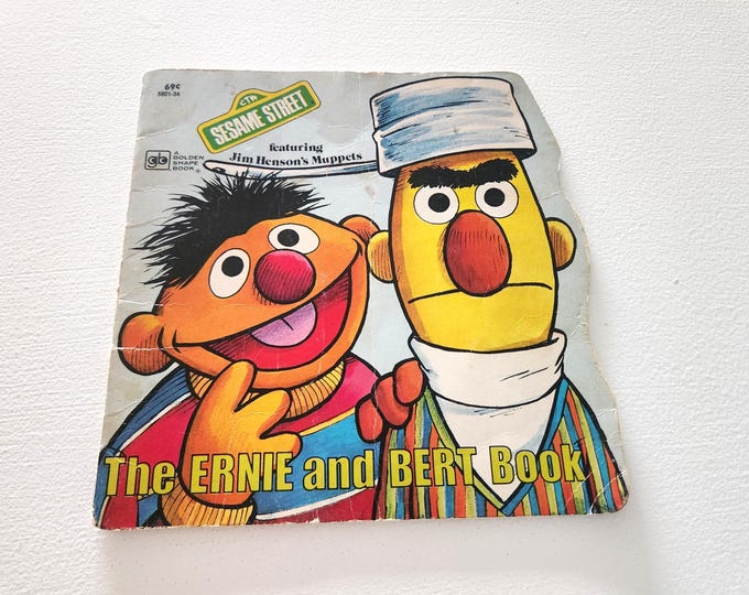 Sesame Street the Ernie and Bert Book by Norman Stiles -- 1977 Vintage ...