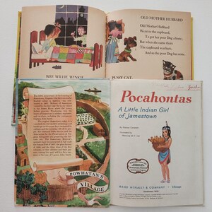 Vintage Children Book Bundle Lot of 8 Books Salvaged Books Junk Journal ...