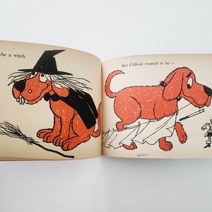 Clifford's Halloween by Norman Bridwell -- 1966 Vintage Children's ...