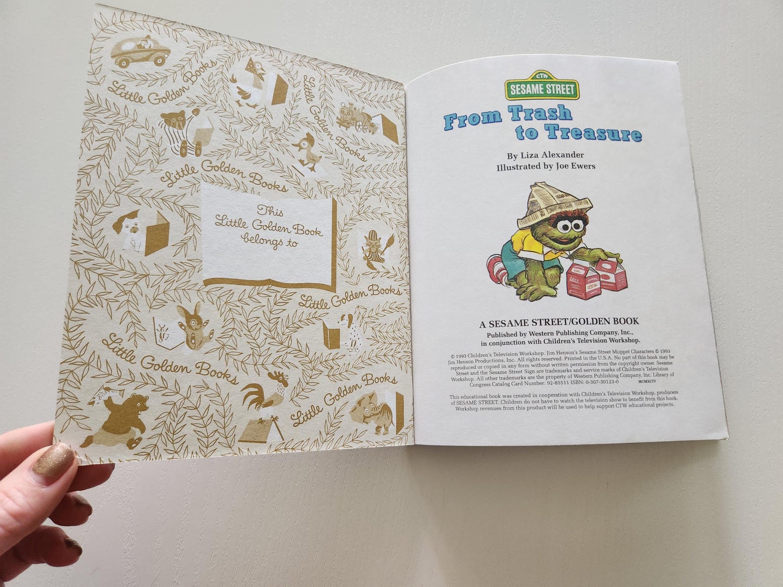 From Trash to Treasure by Liza Alexander { 1994 } Vintage Children's ...