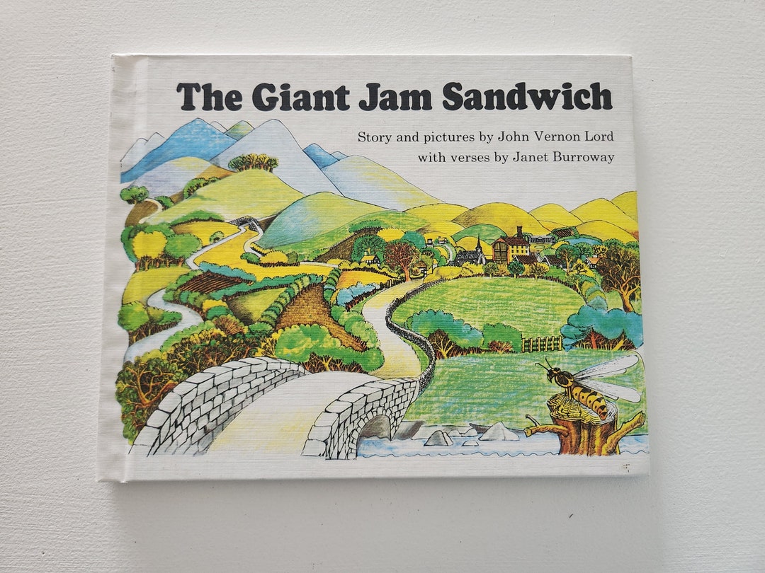 The Giant Jam Sandwich by John Vernon Lord 1972 Vintage Children's Book ...