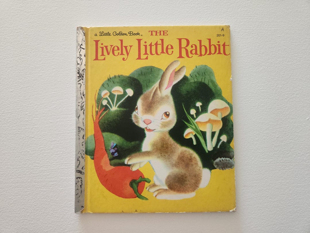 The Lively Little Rabbit by Ariane -- 1971 Vintage Little Golden ...