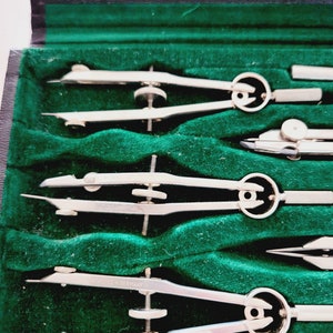 Tacro 2330 Drafting Tool Set in Oringinal Case Vintage Made in Germany ...