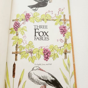 Three Fox Aesop Fables by Paul Galdone -- 1971 Vintage Children's ...