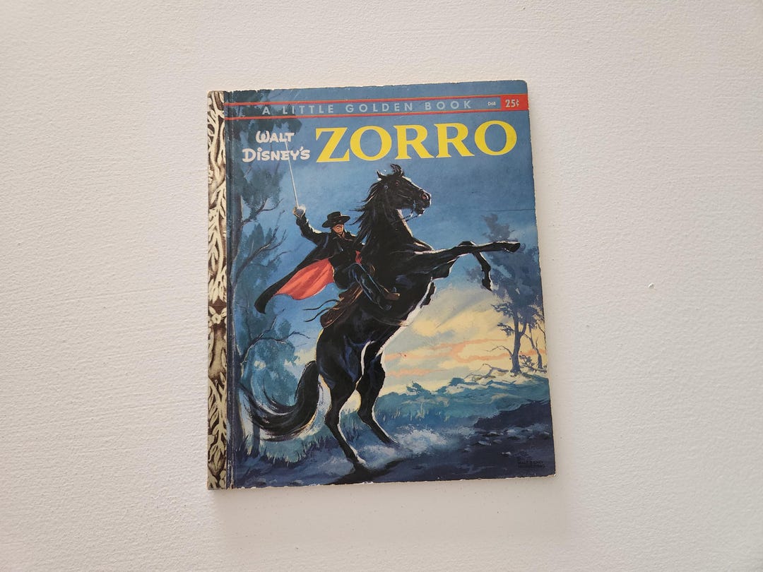 Walt Disney Zorro Adapted by Charles Spain Verral -- 1958 { A } Vintage ...