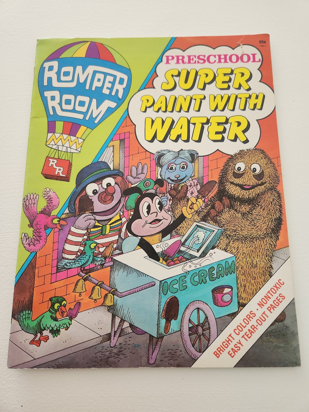 Romper Room Preschool Super Paint With Water Book -- 1983 Vintage ...