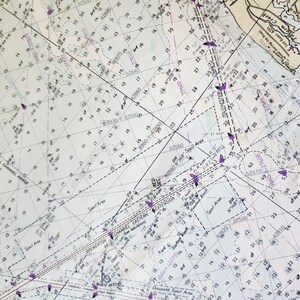 Vintage Maps -- Sailing the Chesapeake Coast Guard Captain Maps ...