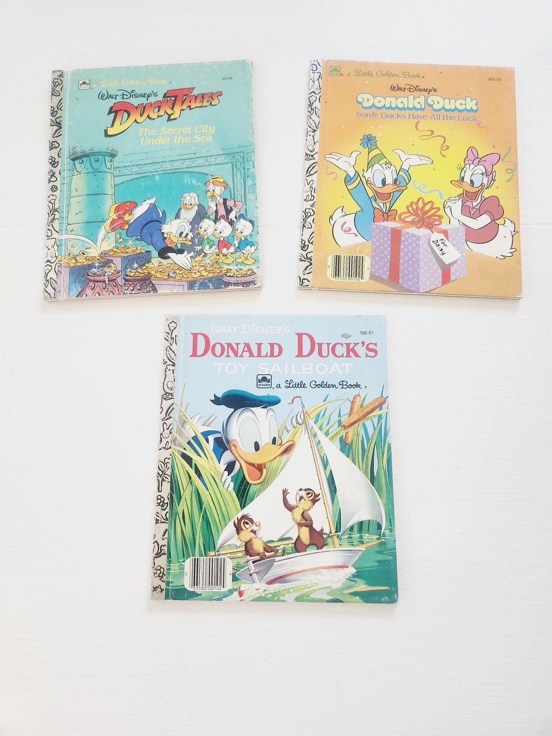 Vintage Children's Book Set Three Donald Duck Books - Etsy