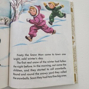 Frosty the Snowman by Annie North Bedford -- 1981 Vintage Little Golden ...