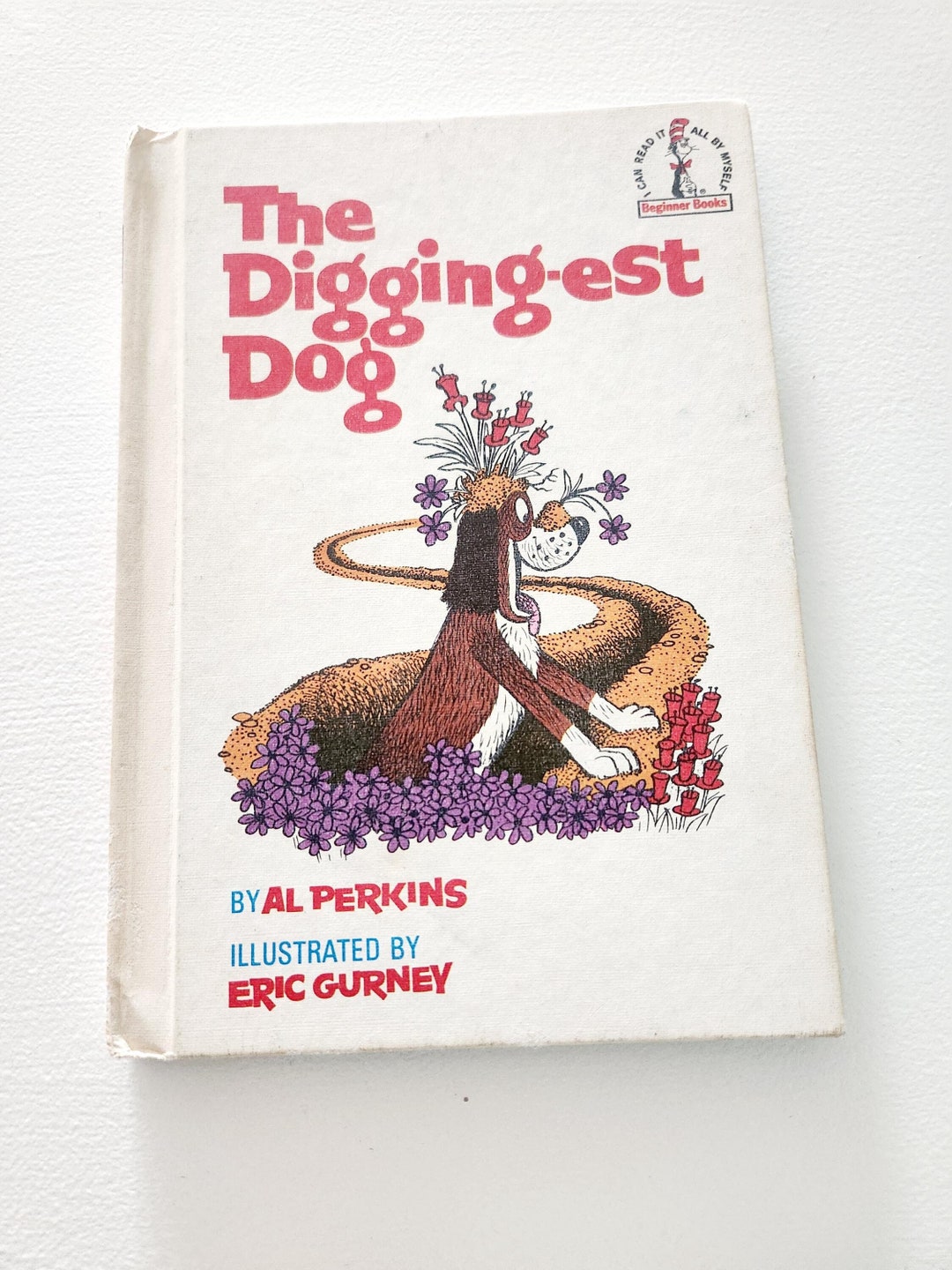 Vintage 'the Digging-est Dog' Beginner Book – 1967 Children's Fiction ...