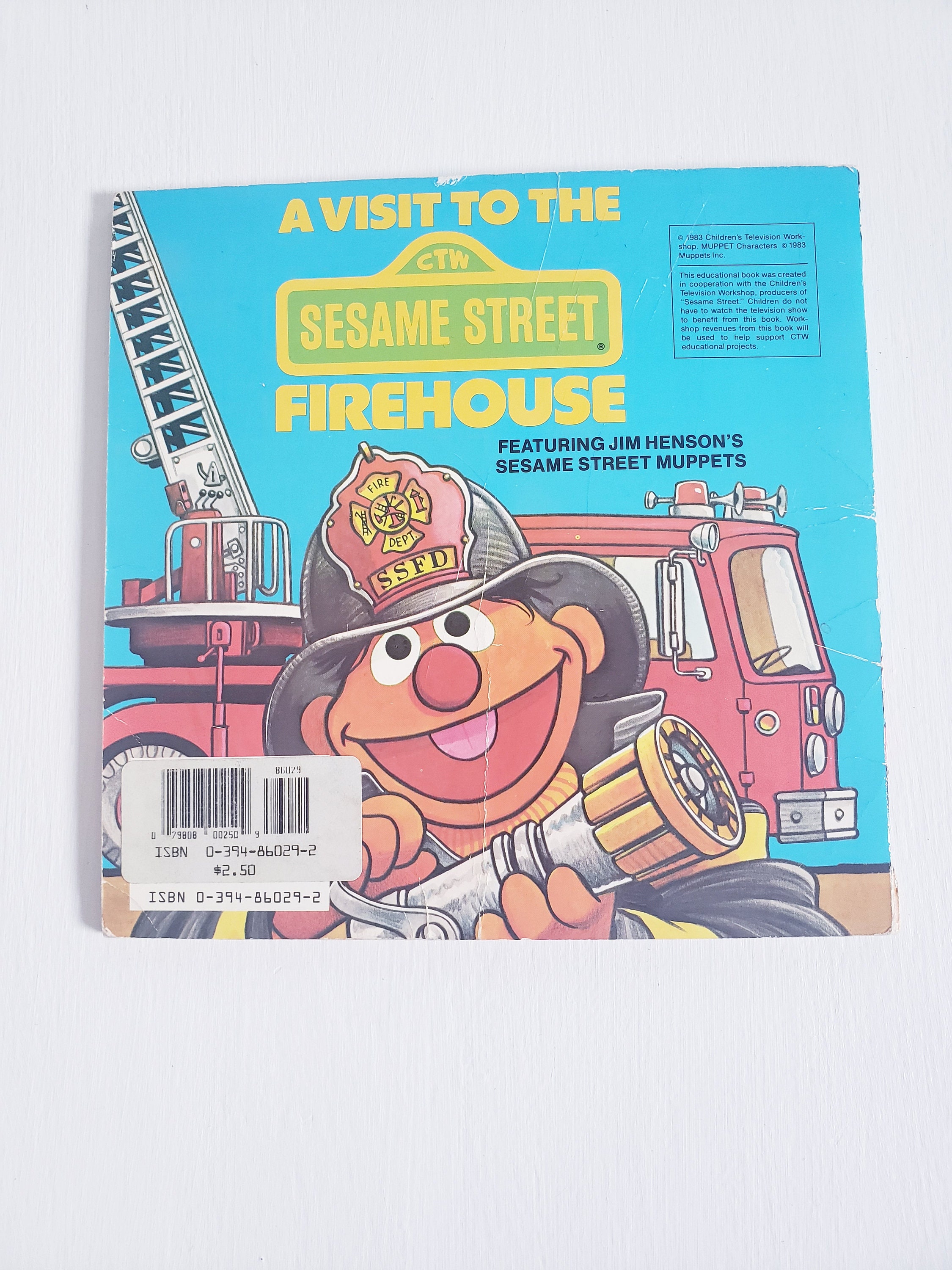 Vintage A Visit to the Sesame Street Fire House. Vintage - Etsy
