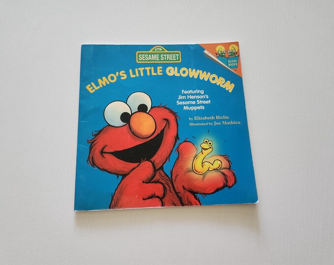 Sesame Street Elmo's Little Glowworm by Elizabeth Rivlin { 1994 ...