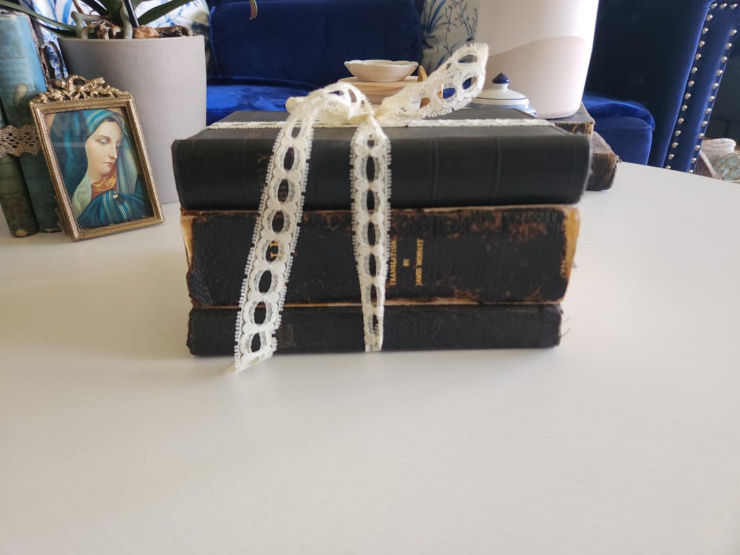 Antique Bible Bundle -- Distressed Books -- Old Catholic Books ...