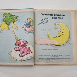 Wynken, Blynken & Nod and Other Nursery Rhymes by Eugene Field -- 1956 ...