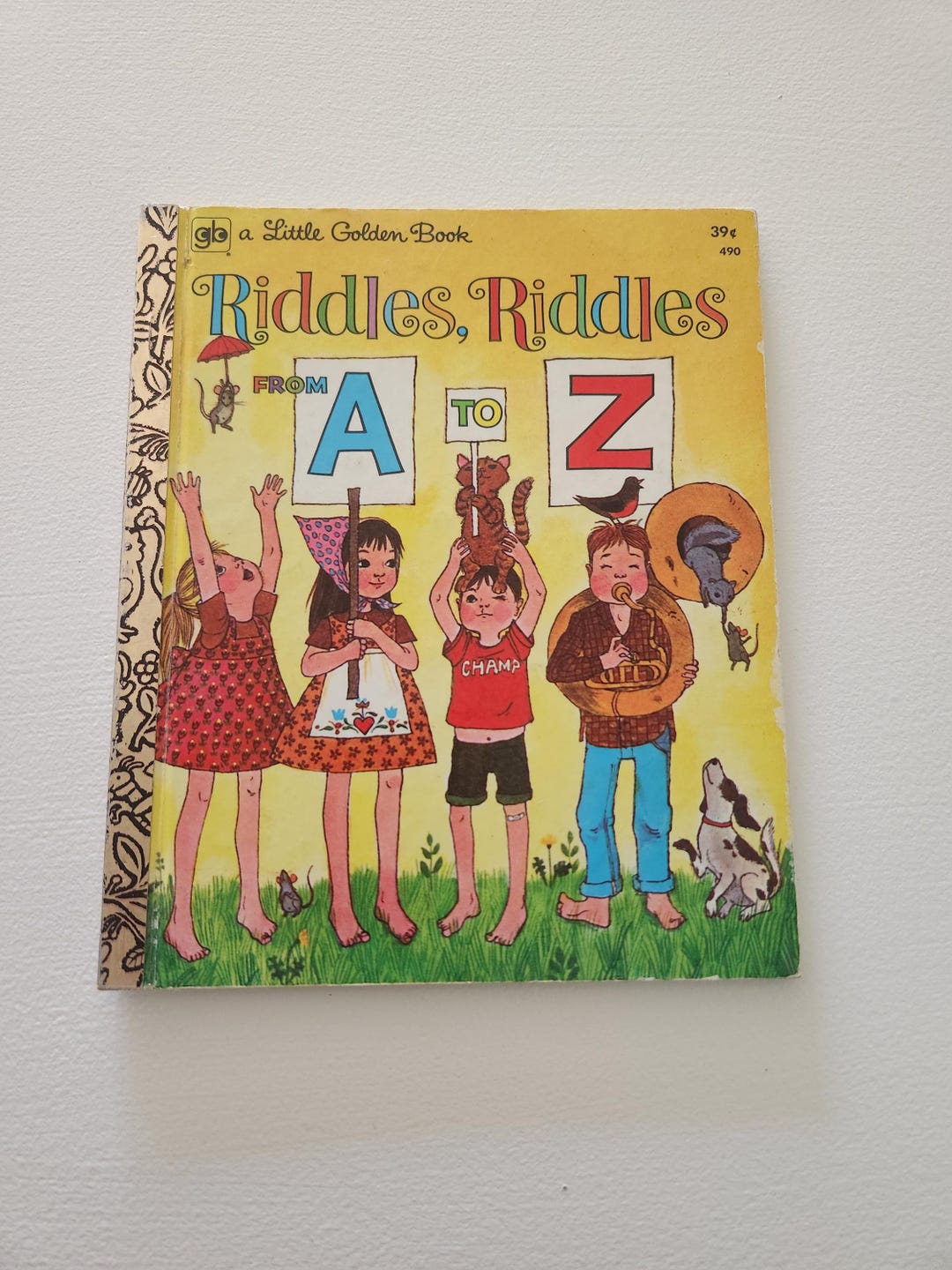 Vintage Riddles From A to Z Little Golden Book - 1973 - Etsy