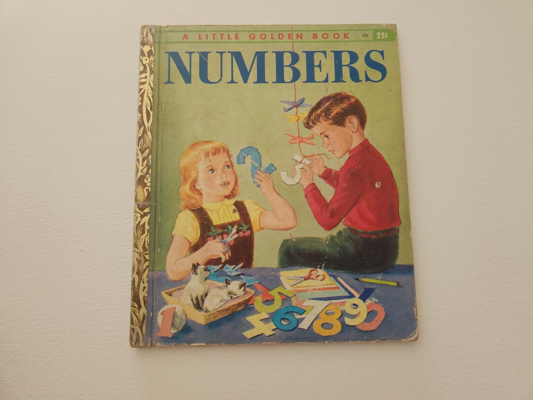 Vintage 1955 Numbers Little Golden Book – Children's Learning - Etsy