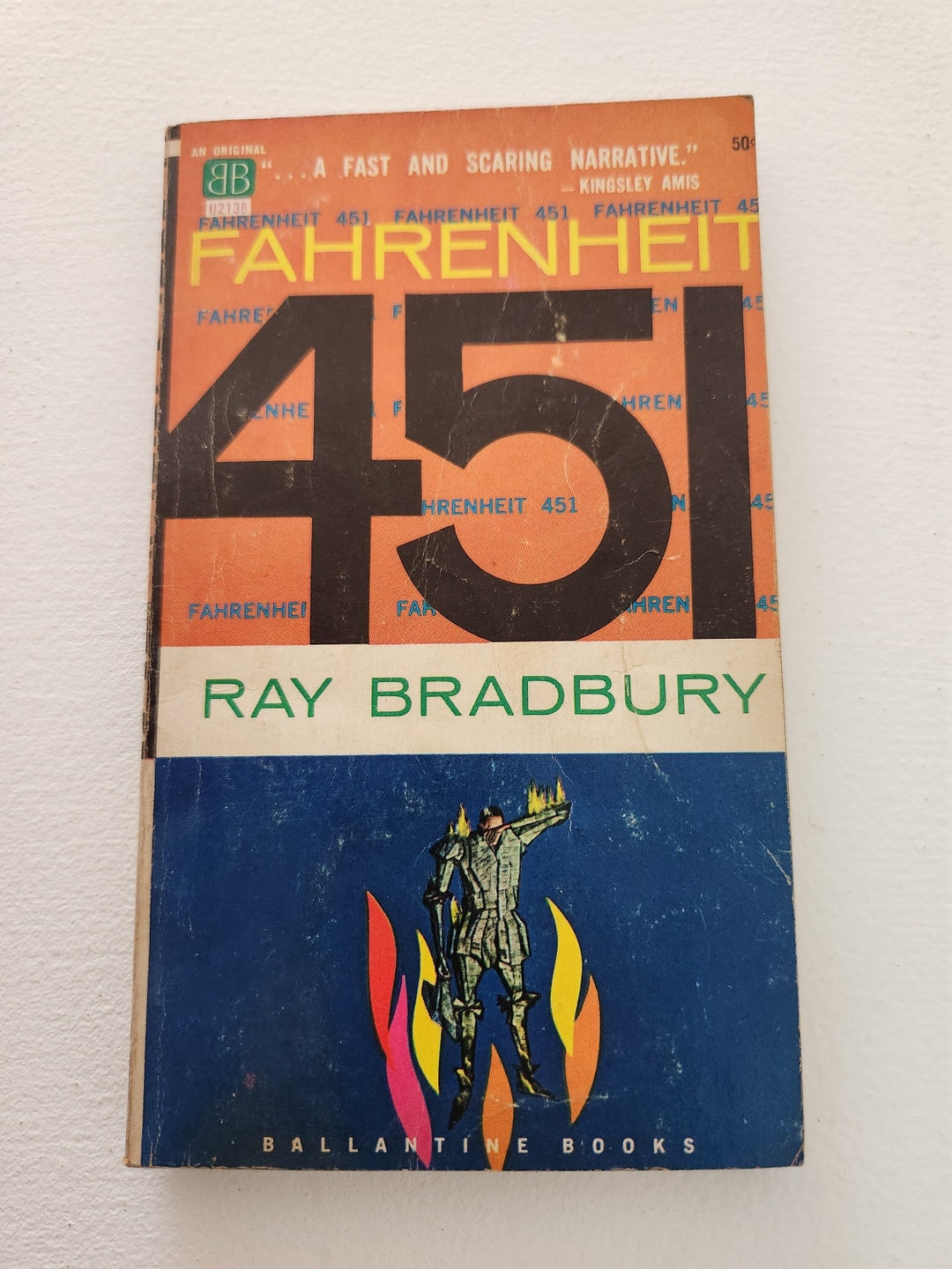 Fahrenheit 451 by Ray Bradbury -- 1965 Vintage Dystopian Paperback ...