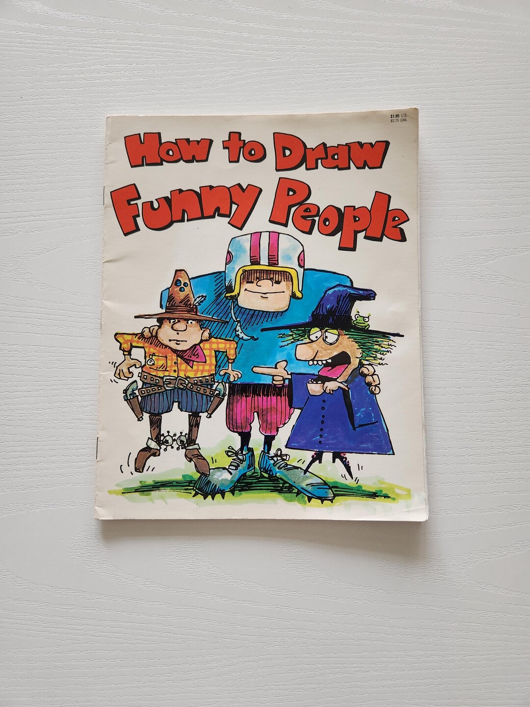 How to Draw Funny People by Bob Mckay { 1981 } Vintage Step by Step How ...