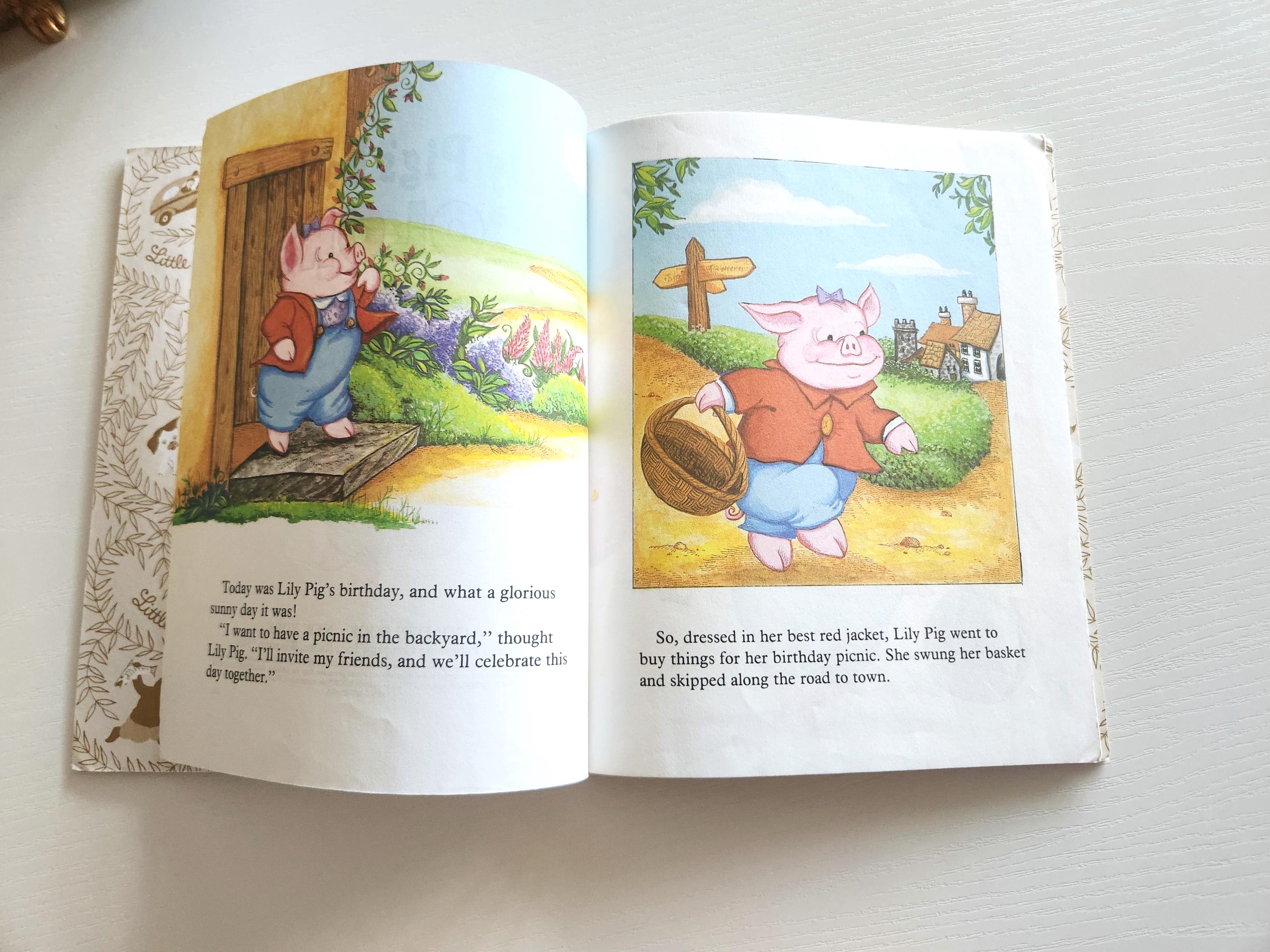 Lily Pig's Book of Colors by Amye Rosenberg -- 1990 Vintage Little ...