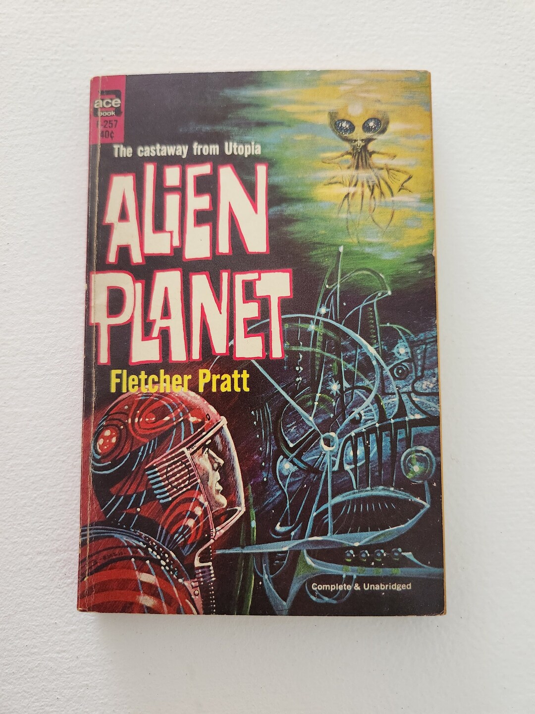 The Castaway From Utopia Alien Planet by Fletcher Pratt-- 1962 Vintage ...