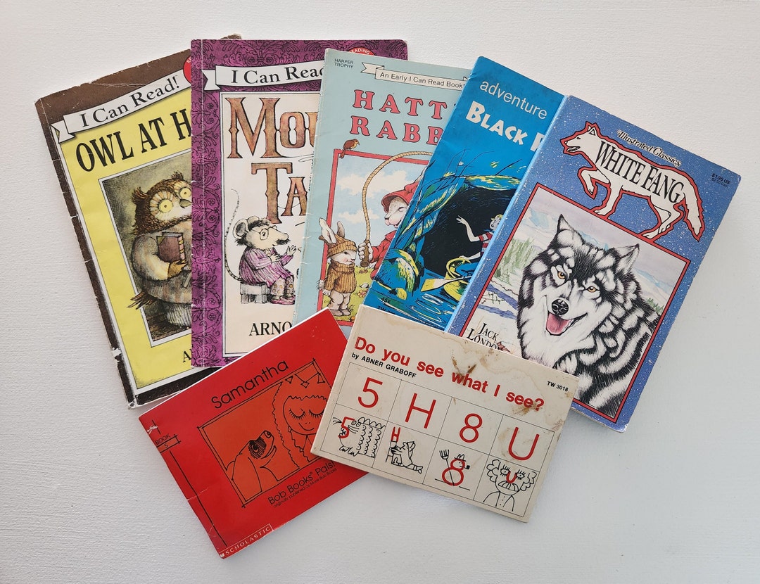 Children's Book Stack -- Vintage Children's Books -- Repurpose Old ...