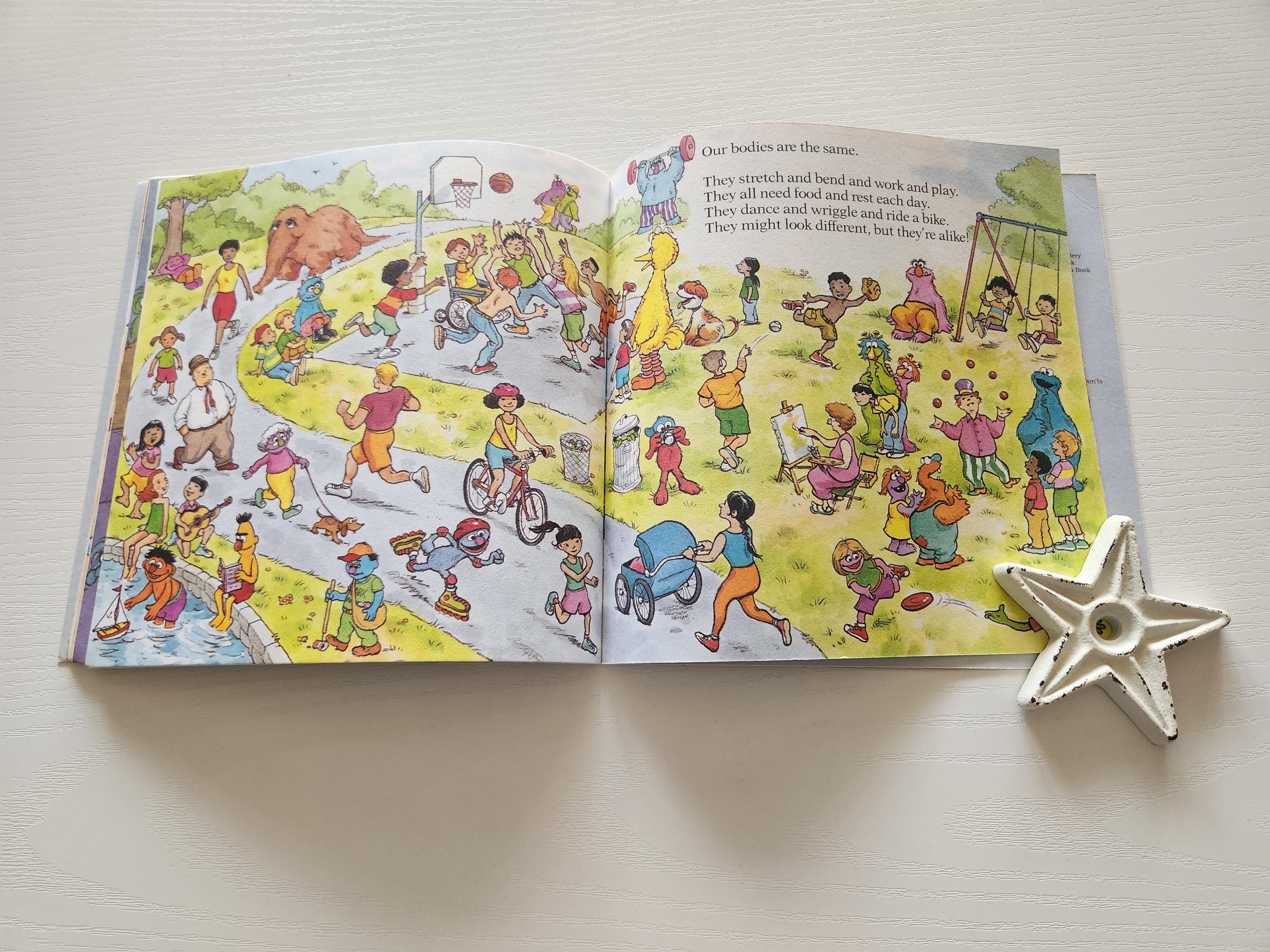 Vintage Sesame Street Book - We're Different, We're the Same (1992) - Etsy