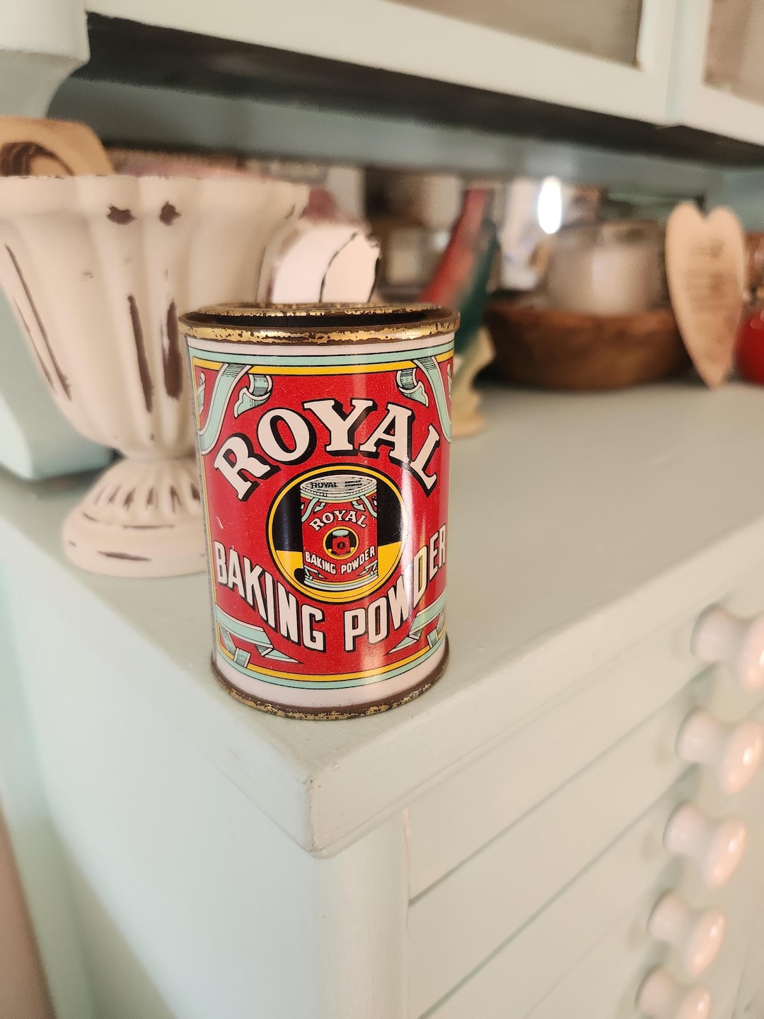 Vintage Royal Baking Powder Tin -- Vintage Kitchen Collectible ...