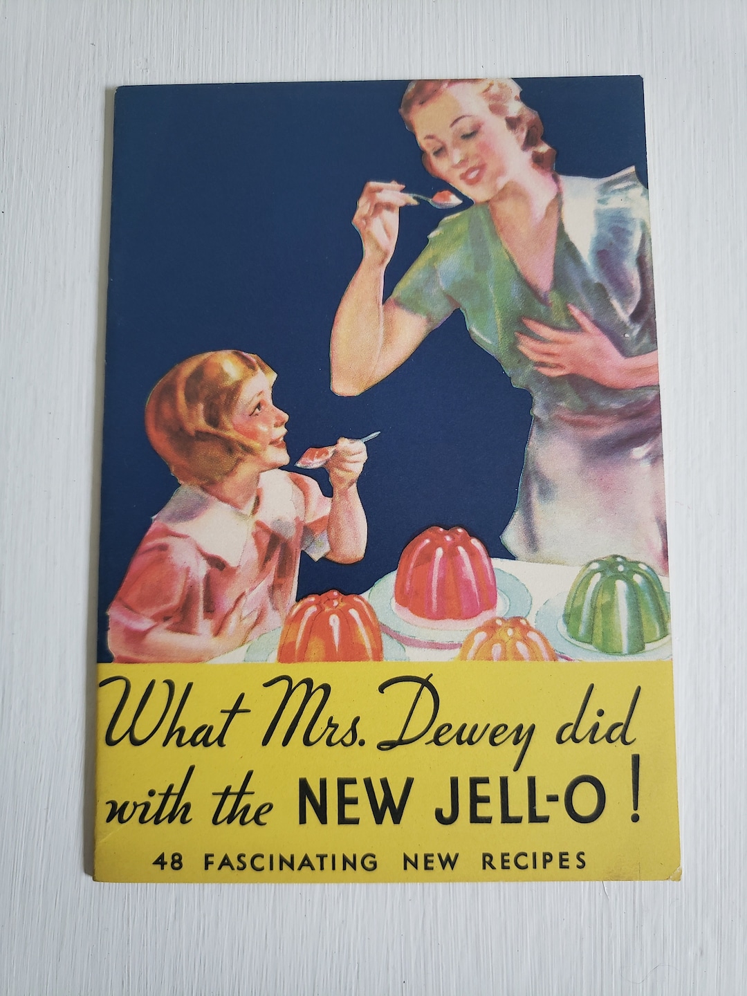 RARE Vintage What Mrs. Dewey Did With the New Jell-o! 1930's ...