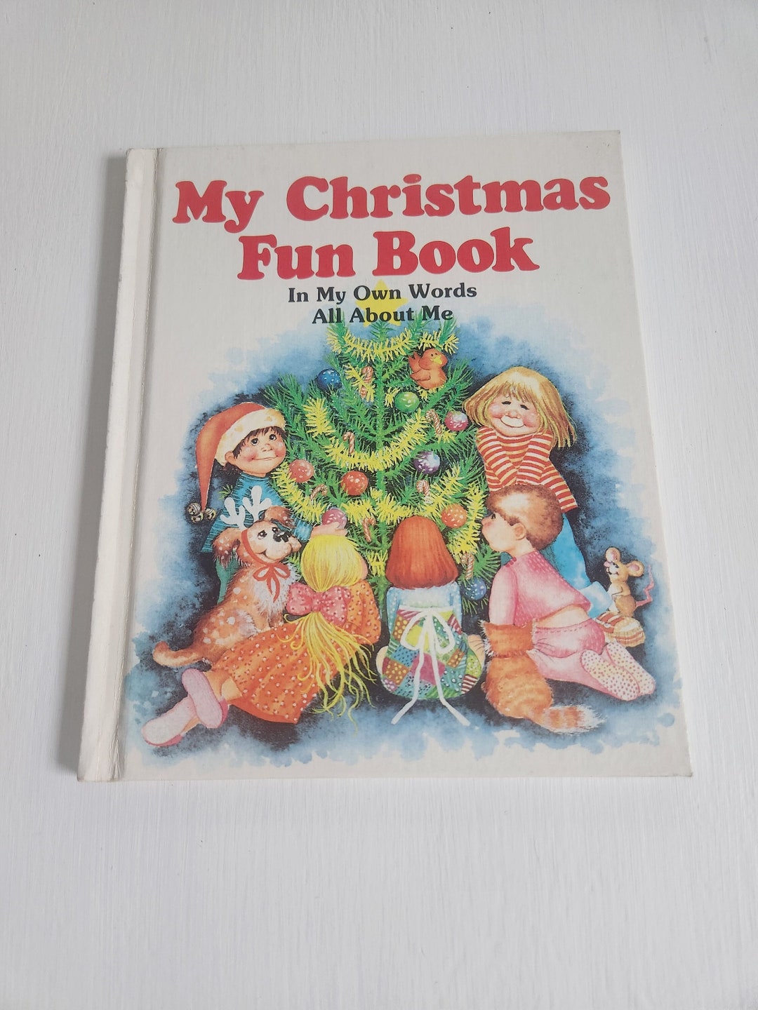My Christmas Fun Book in My Own Words All About Me 1983 Vintage ...