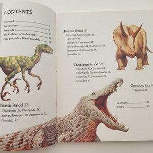 Dinosaurs & Other Archosaurs by Peter Zallinger 1986 Vintage Children's ...