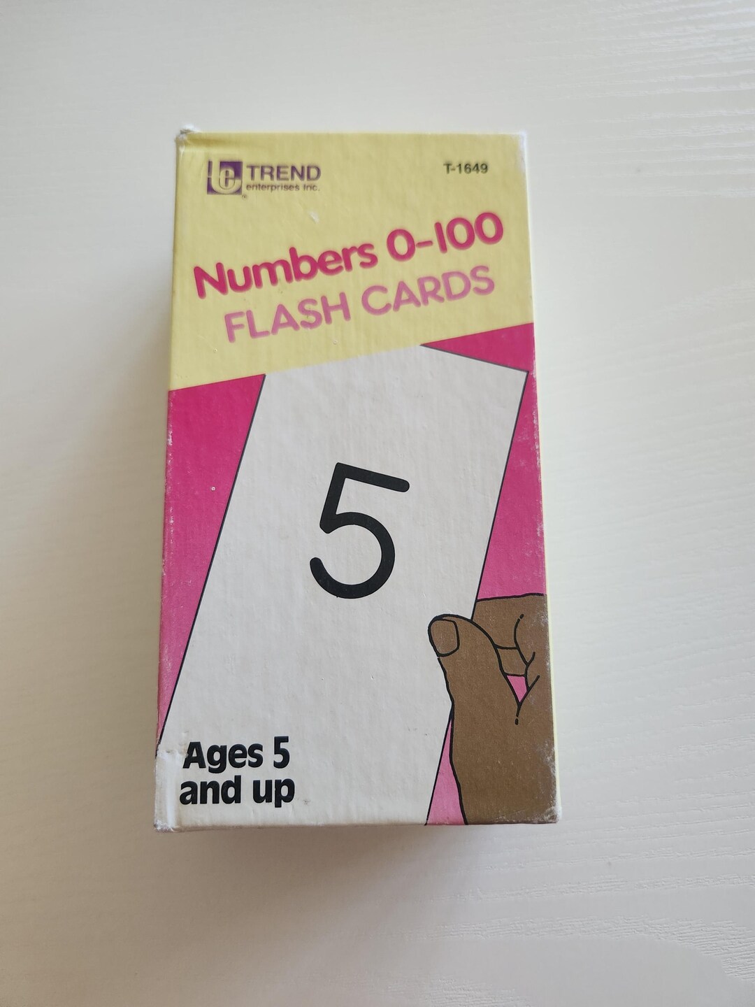 Trend Enterprises Number 0-100 Flashcards -- 1986 Vintage Young ...