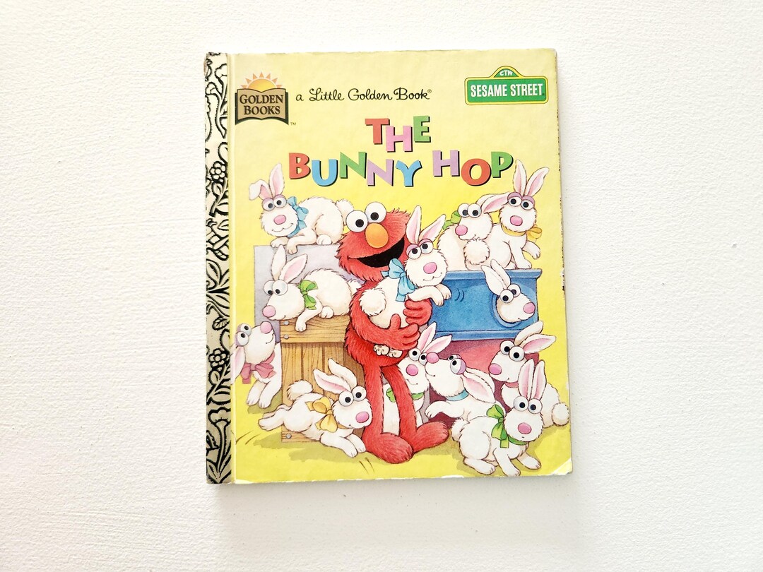 Sesame Street the Bunny Hop -- 1997 Vintage Little Golden Children's ...