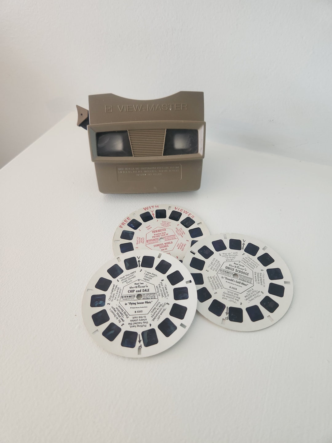 Vintage Viewmaster Brown With Viewer Disc -- GAF Corp Collectibles for ...
