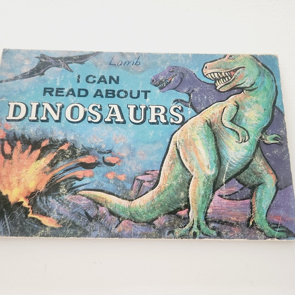 1970s Dinosaur Book - Etsy