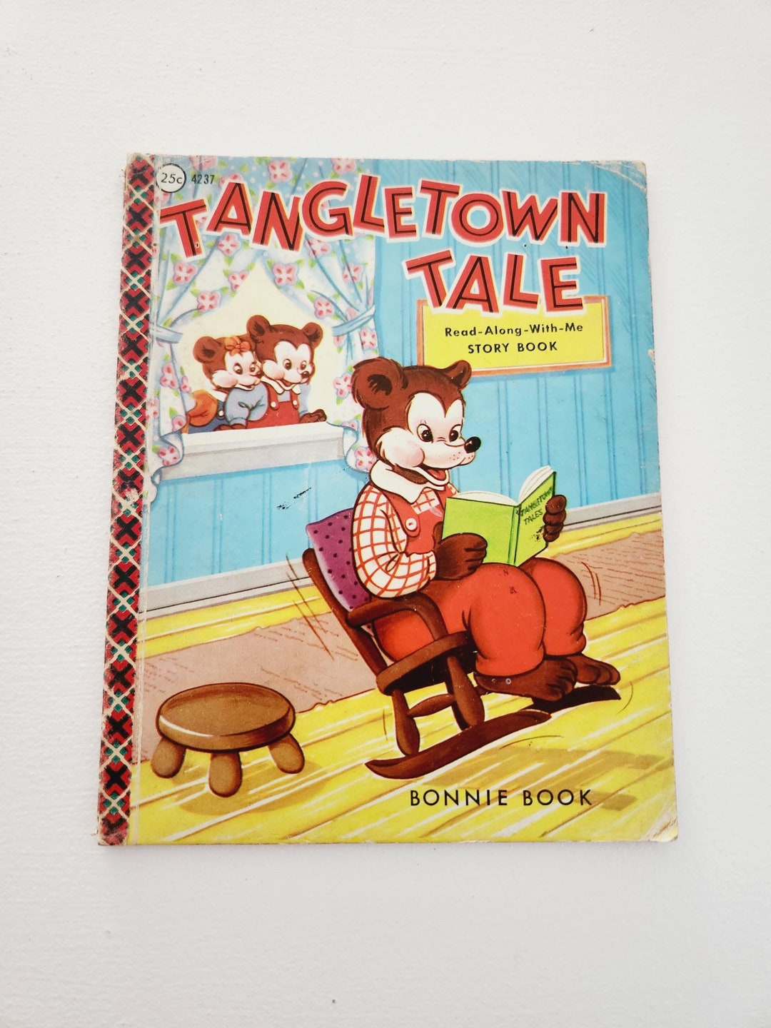Tangletown Tale Read Along With Me Storybook -- 1961 Vintage Children's ...