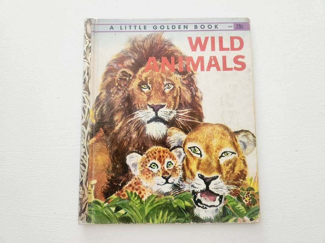 Wild Animals Pictures by Feodor Rojankovsky-- 1960s Vintage Children's ...