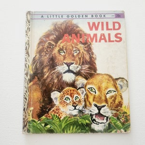 Wild Animals Pictures by Feodor Rojankovsky 1960s Vintage Children's ...
