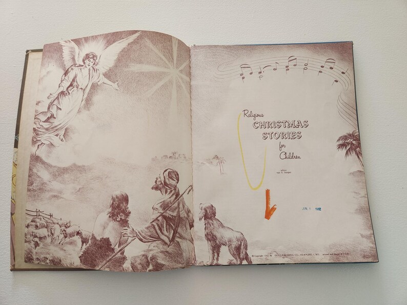 Vintage 1961 Religious Christmas Stories Children's Book – Ideals ...
