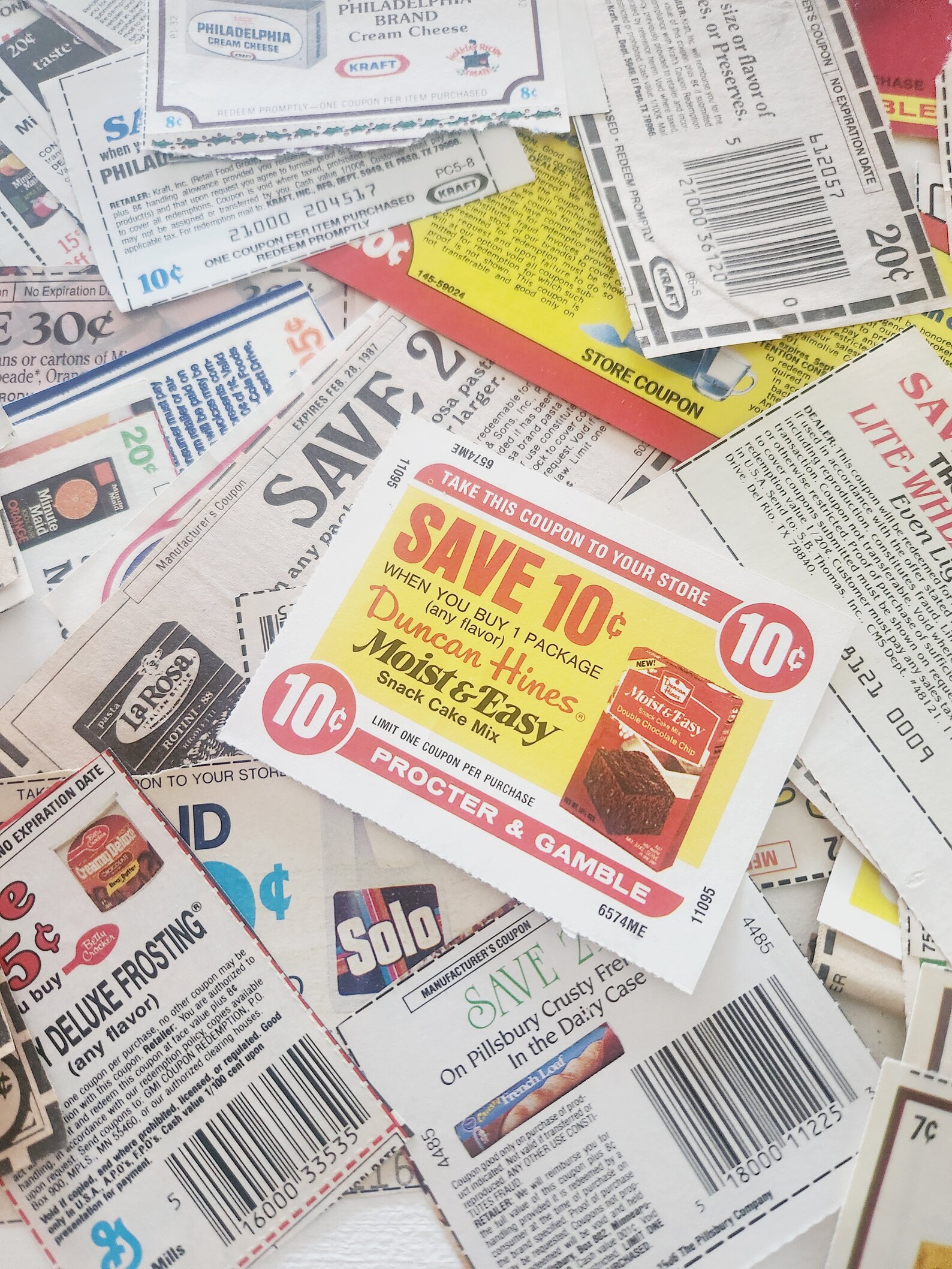 Vintage Coupons -- Lot of 50 Manufacturer's Grocery Coupons -- Paper ...