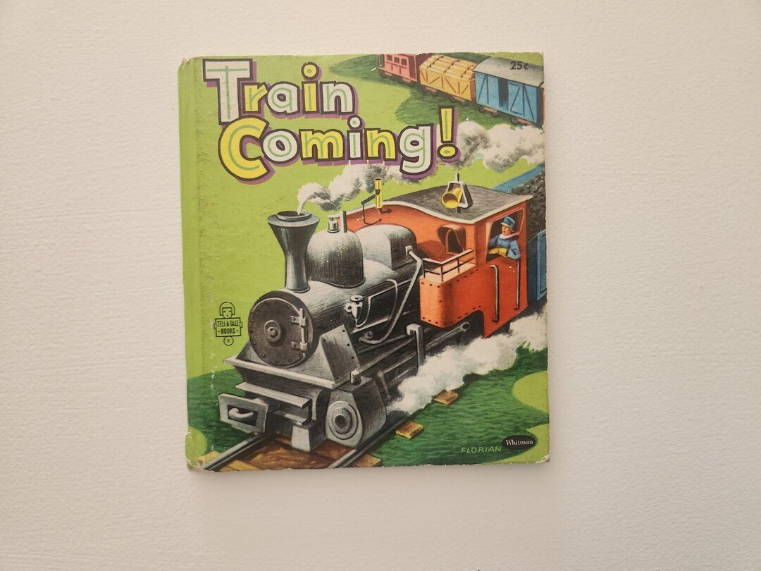 Train Coming by Betty Ren Wright 1954 Vintage Children's Book Picture ...