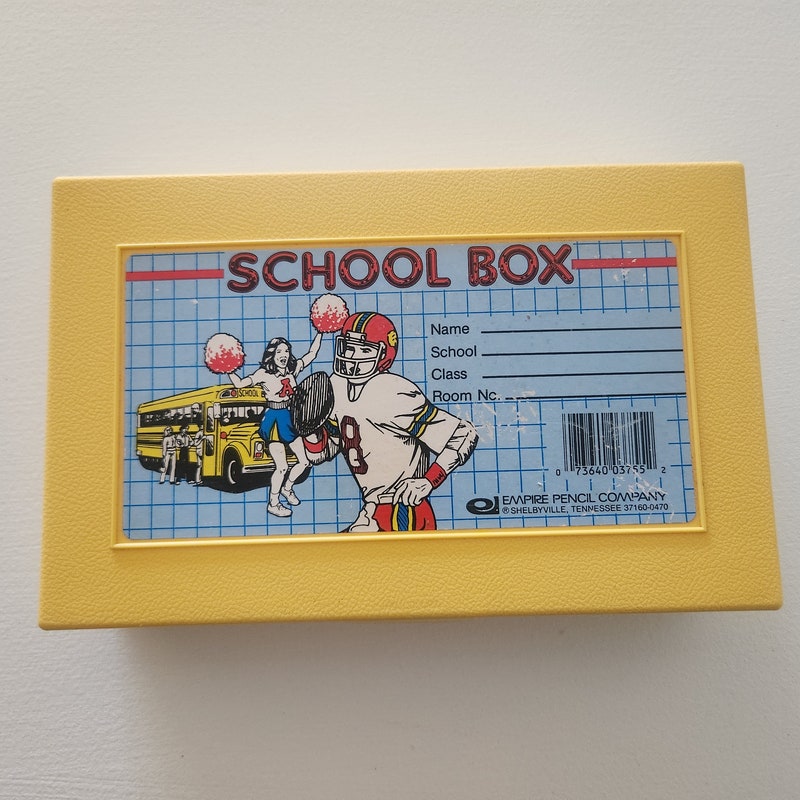 School Pencil Box - Etsy