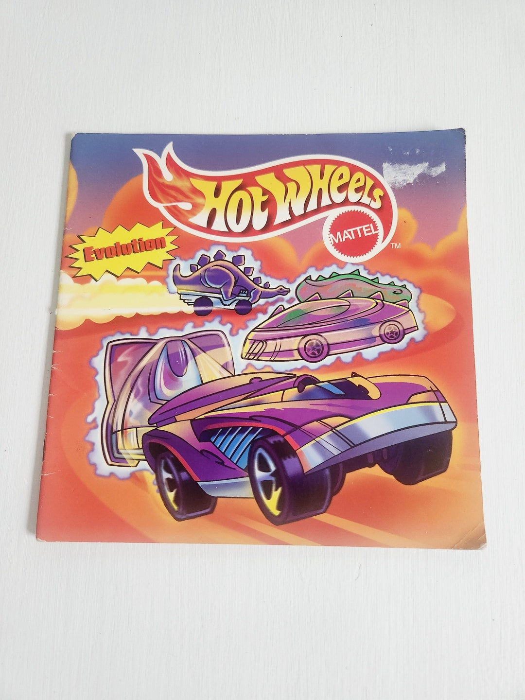 Hot Wheels Evolution Vintage 1998 Children's Book Collectible Mattel ...