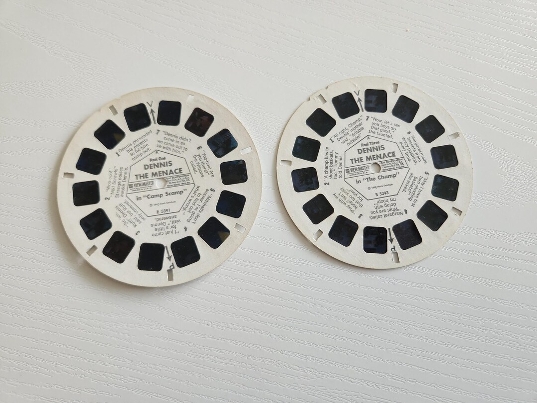 Vintage View Master Reels -- Dennis the Menace View Master Slides ...