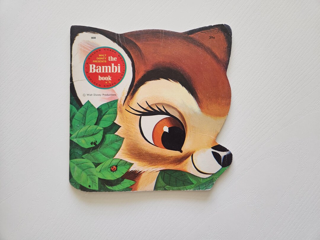 Walt Disney the Bambi Book Adapted by Mel Crawford -- 1976 Vintage ...