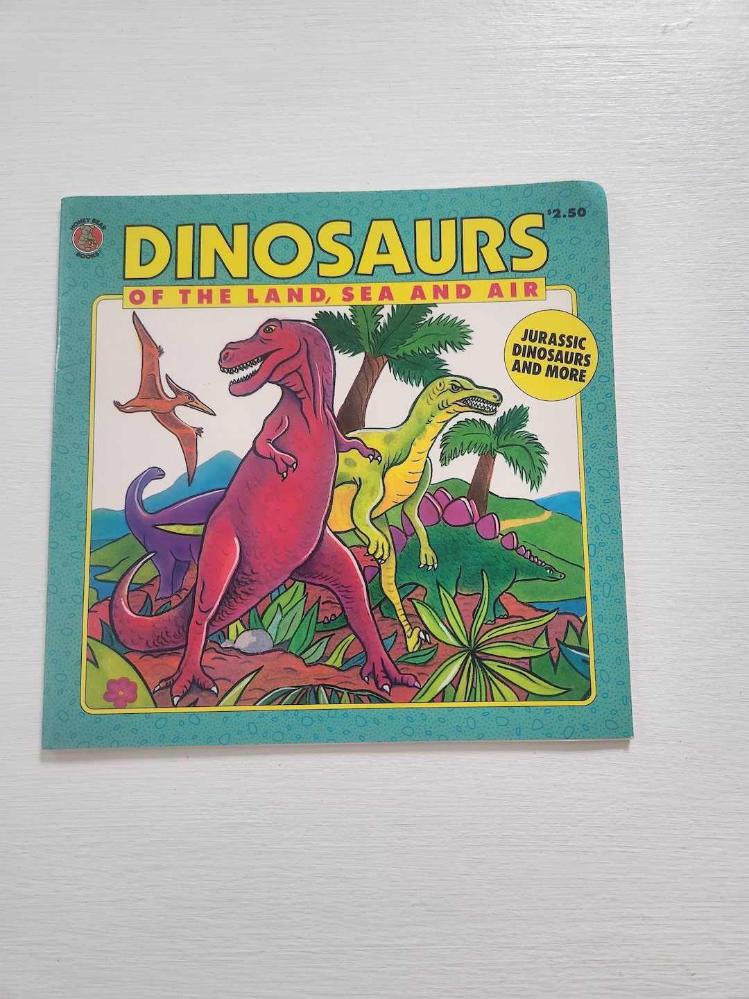 Vintage Dinosaurs of the Land, Sea & Air. Vintage Children's Book ...