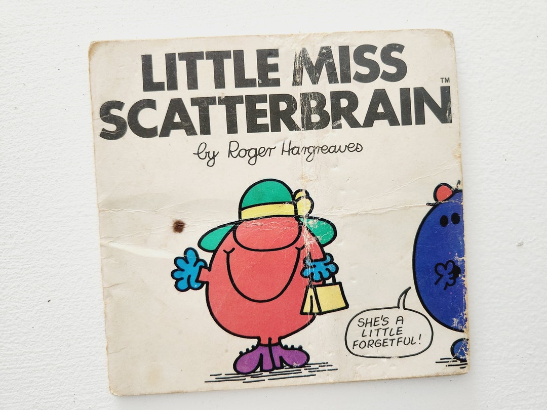 Little Miss Scatterbrain by Roger Hargreaves Vintage Mr Men Book Series ...